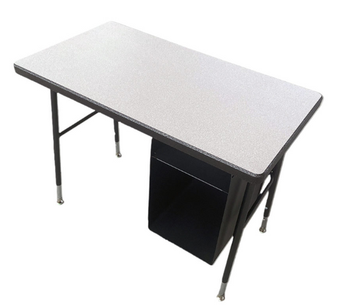 Aptitude Jr. Executive Adjustable Desk with Laminate Top and Storage ...