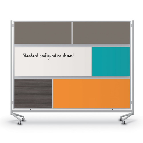 Standard Divvy D.O.C Mobile Room Divider - MooreCo 661DG-L2 ...