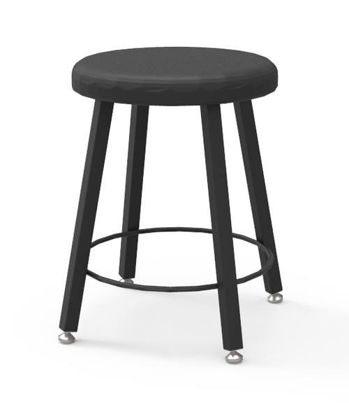4 Legged Square Tube Stool Urethane Seat - WB Manufacturing l ...