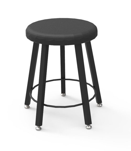 5 Legged Square Tube Stool Urethane Seat - WB Manufacturing l ...