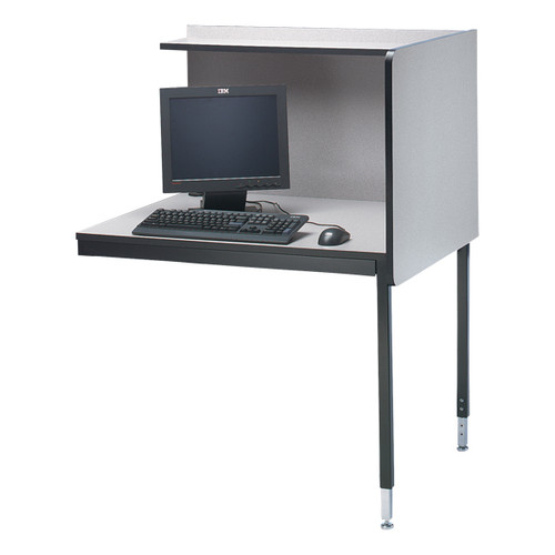 Fixed Height Adder Unit Computer Carrel - Smith Carrel 01317 ...