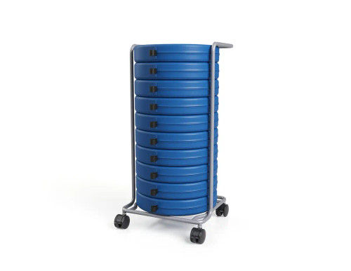 Isle Floor Cushion Cart with 10 Round Cushions - Smith System ...