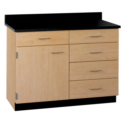 Base Cabinet Module with Storage Cabinet and Five Drawers - Stevens ...