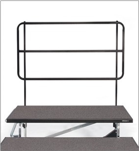Standard Taper Transfold Standing Choral Riser Back Rails - Midwest ...