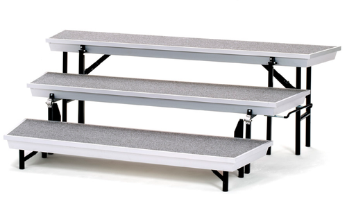 TransPort Tapered Three Level Choral Risers - NPS TPR72 | Affordable ...