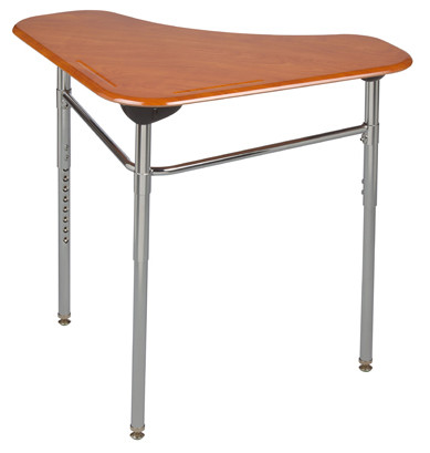 Aptitude Adjustable Height Desk with Hard Plastic Top - USACapitol 360 ...