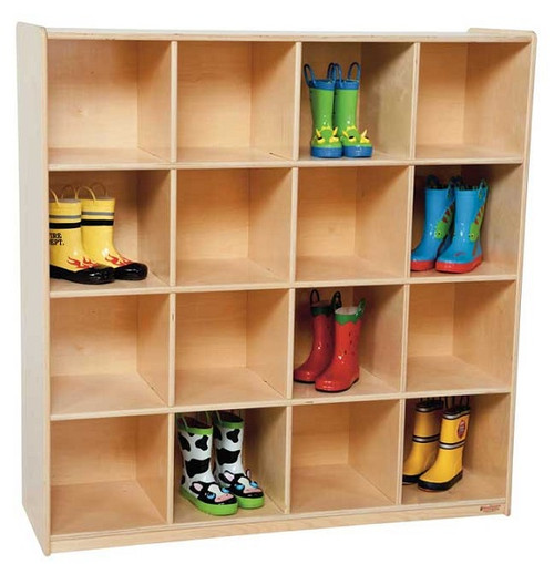 Wood Designs WD50916 16 Cubby Deep Storage | Affordable Cubby Storage ...