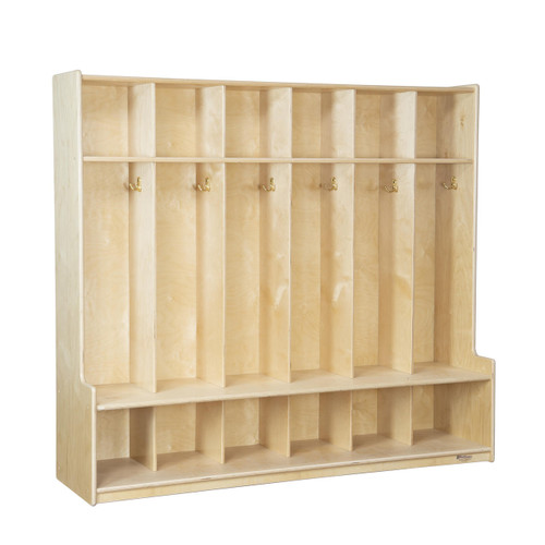 Wood Design WD51006 6 Section Seat Locker | Affordable Seat Locker ...