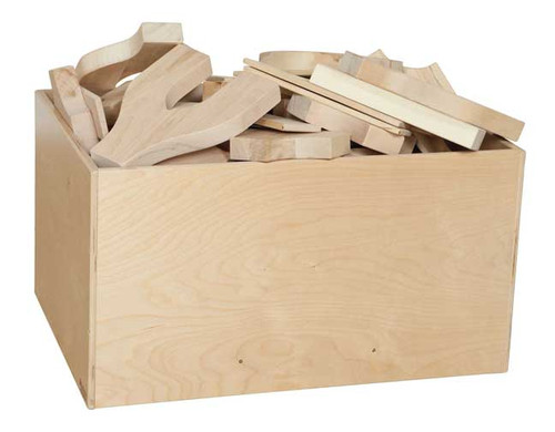4 Sided Block Bin - Wood Designs WD17100 | Affordable Early Childhood ...