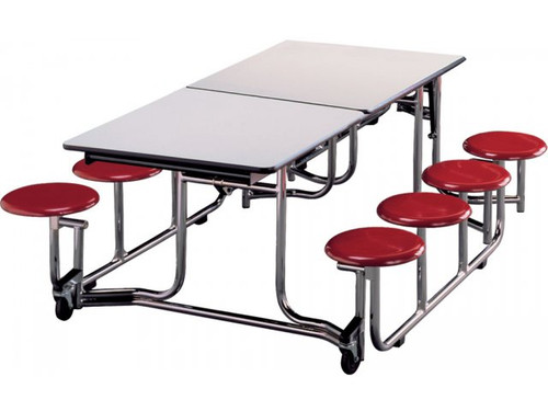 UF084 Rectangular Stool Cafeteria Table 60 x 96 l Affordable Cafeteria ...