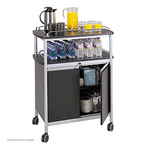 Steel Refreshment Center Mobile Beverage Cart - Safco 8964 l Affordable ...