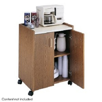 Wood Mobile Refreshment Center - Safco 8953 l Affordable Refreshment ...
