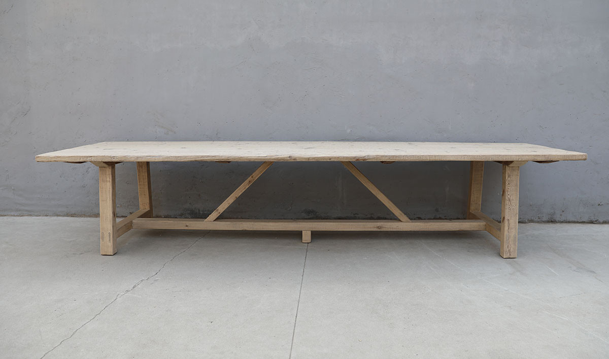 Handmade Solid Timber Dining Tables | Custom Made Rustic Elm Dining Table