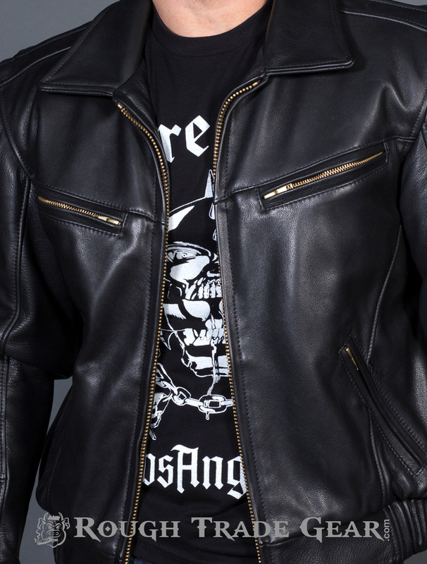 Rough Trade Gear Leather RTG Bomber Jacket