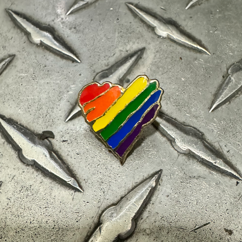 PRIDE Heart Pin