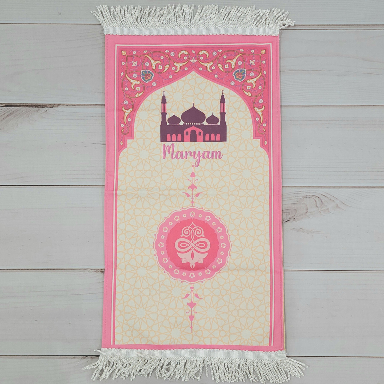 Pink Mosque Prayer Mat - Child Size