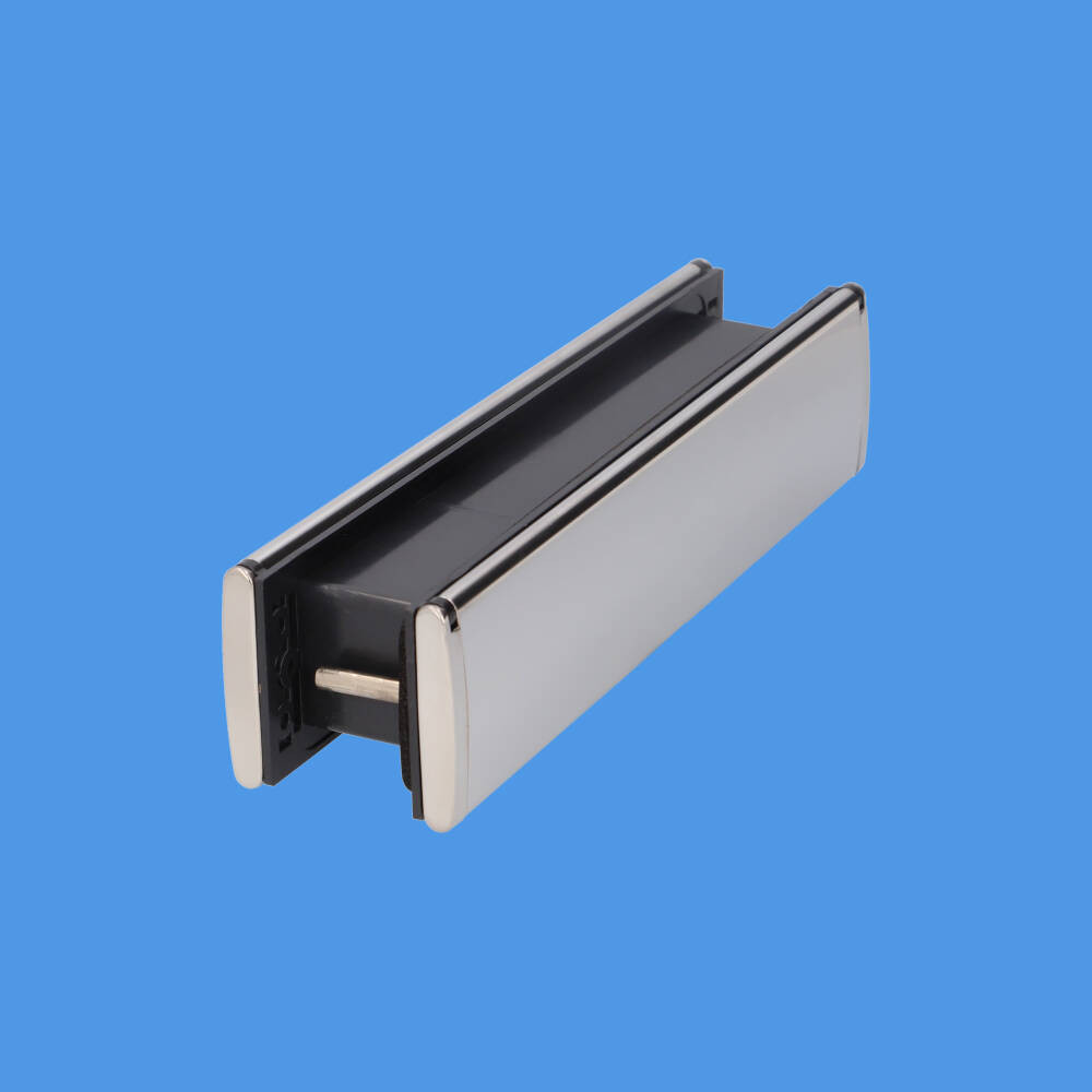 12" UPVC Trojan Unicorn Letterbox with Metal Surround in CHROME with ...