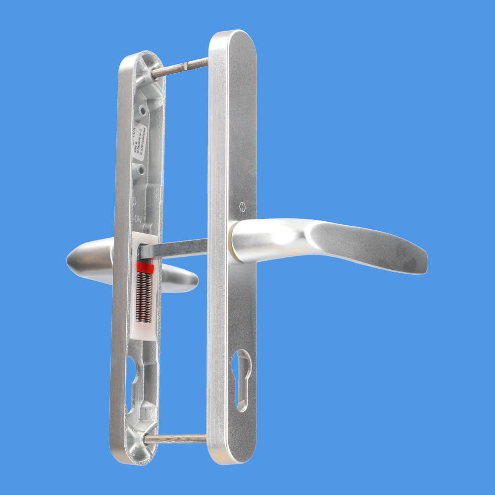 Door handle with 68mm centres for fullex door locking systems
