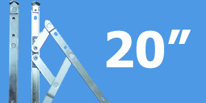 Top Hung UPVC friction style window hinges