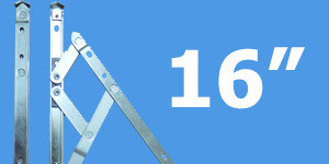 Side hung UPVC friction style window hinges