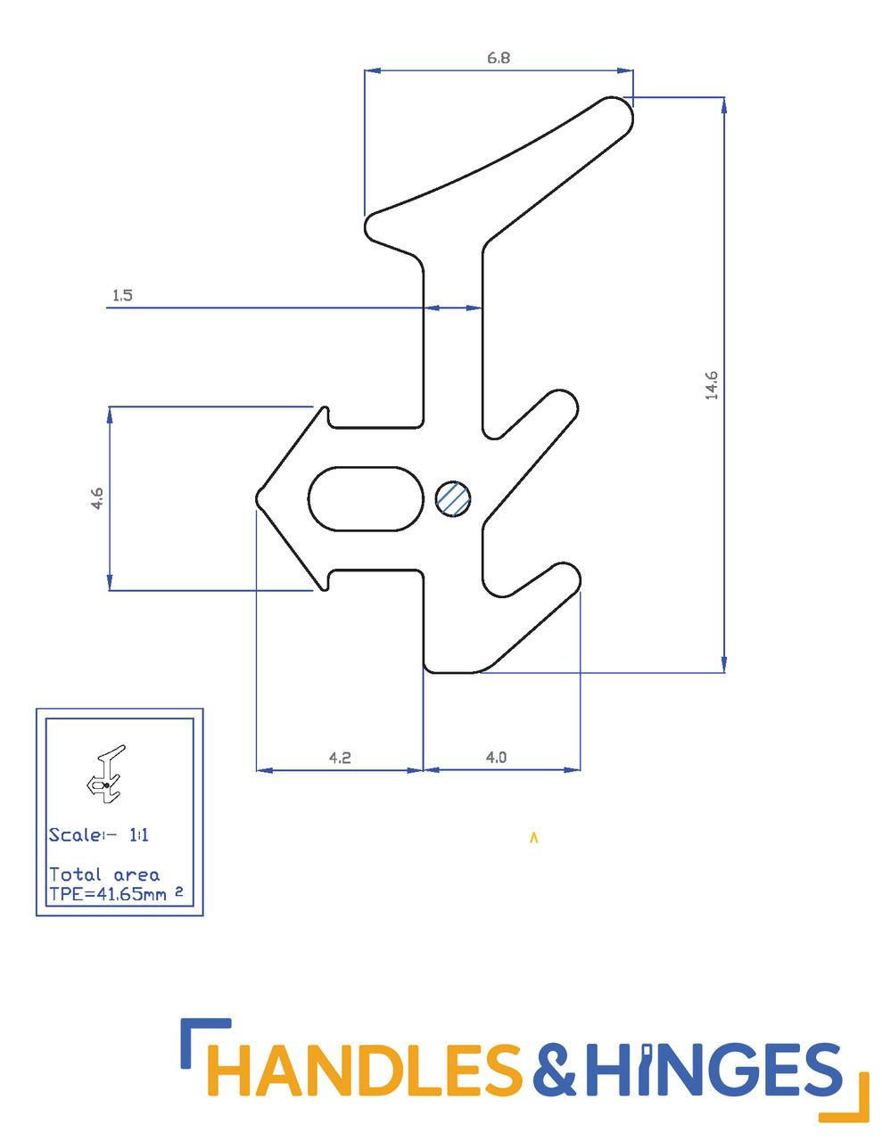 Extrudaseal E701 E Gasket Double Glazing Seal Full Bucket Of 150m
