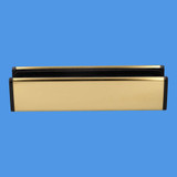 12" UPVC Trojan Unicorn Letterbox with Metal Surround in GOLD with ...