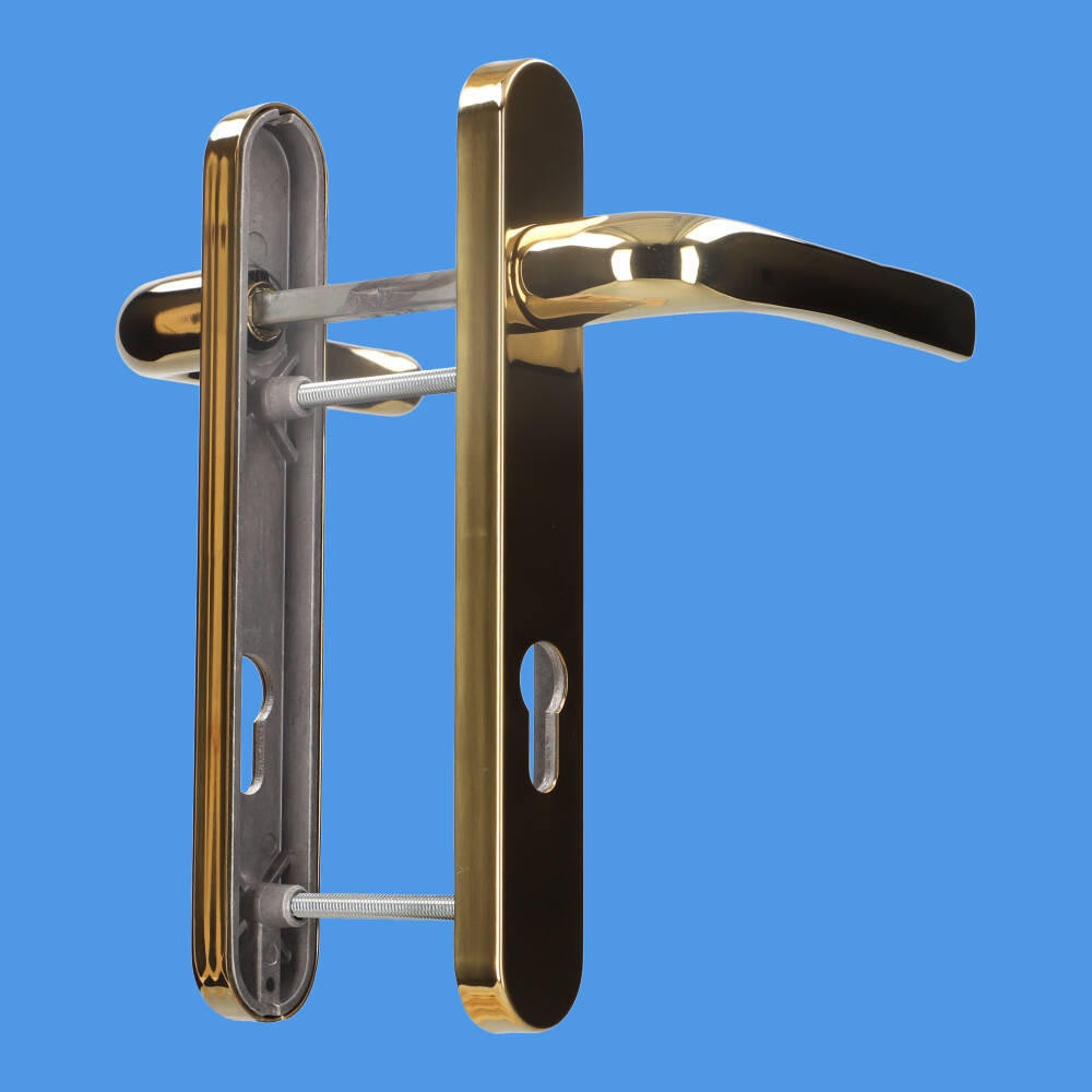 UPVC Door Handles - 92PZ UPVC Door Handles - 92pz Shiny Gold handles ...