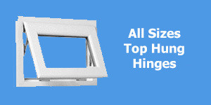 Top Hung UPVC friction style window hinges