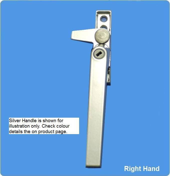 Cotswold Cockspur UPVC Window Handle in BLACK