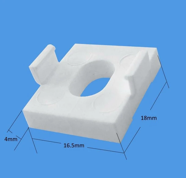 Packers for upvc double glazing window hinges.
