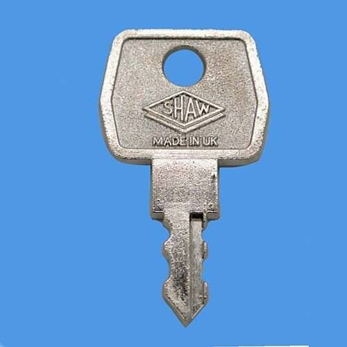 Window handle key for Arthur Shaw 823 handles