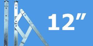 Restricted UPVC friction style window hinges