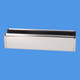 12" UPVC Trojan Unicorn Letterbox with Metal Surround in CHROME with ...