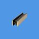 12" UPVC Trojan Unicorn Letterbox with Metal Surround in GOLD with GOLD ...