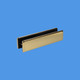 12" UPVC Trojan Unicorn Letterbox with Metal Surround in GOLD with GOLD ...