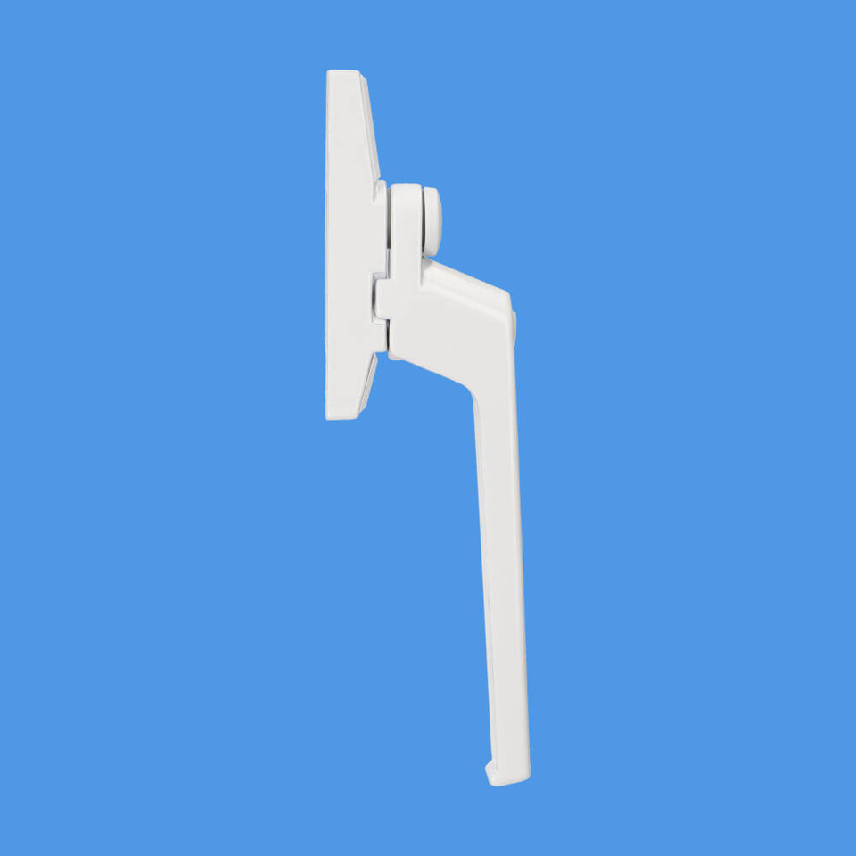 Cotswold Cockspur UPVC Window Handle in WHITE