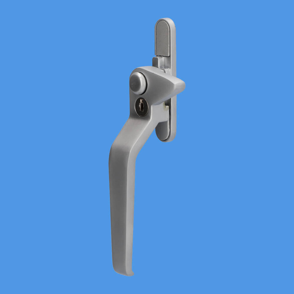 UPVC Window Handles - Cockspur Window Handles - Silver/ Grey Cockspur ...