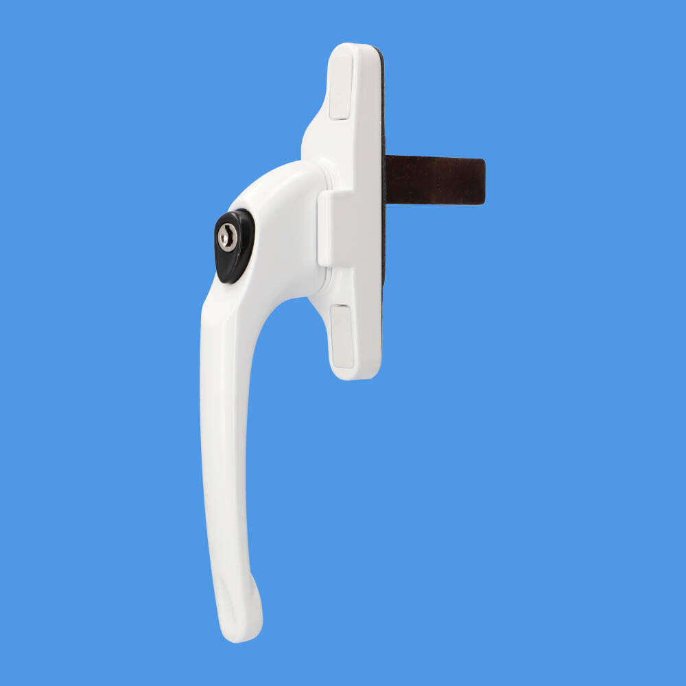 Spade and Blade Window Handles by Cadenza, in White