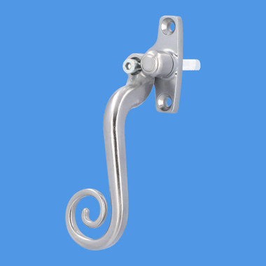 Monkey Tail Espag Window Handle for upvc windows in Hardex Graphite