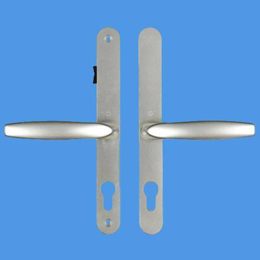 Chrome 68mm UPVC Door Handles (to suit Fullex system), 68mm centre ...
