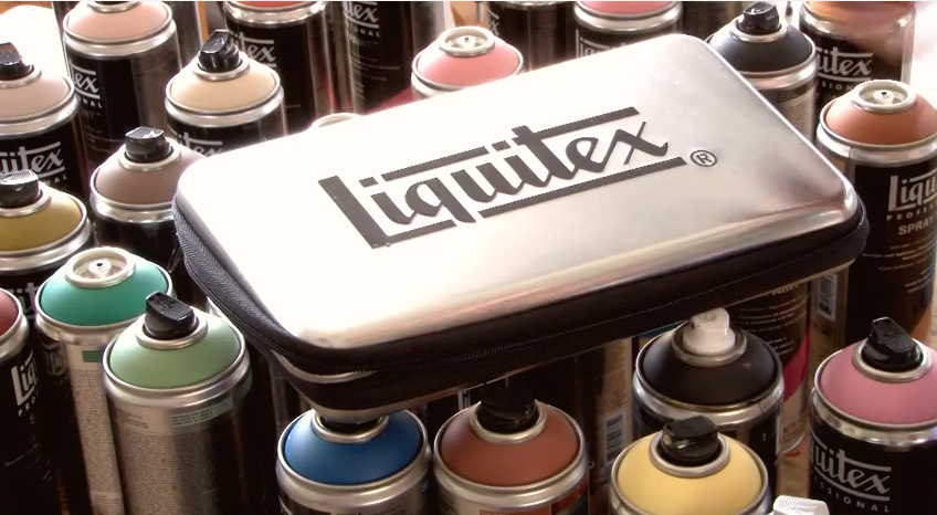 How To: Liquitex Professional Spray Paint - Cass Art
