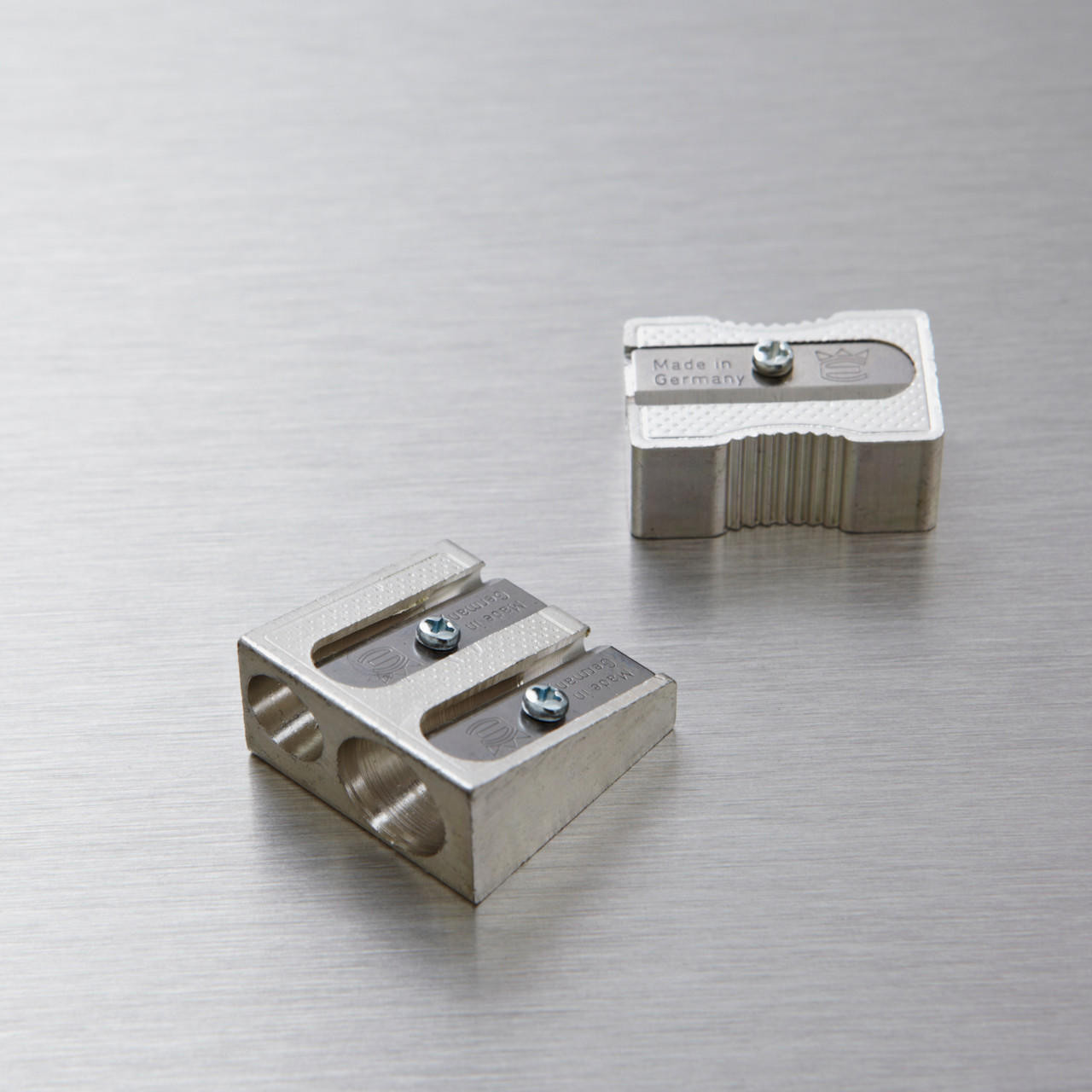 Pencil Sharpener Metal ValueX Single Hole Pencil Sharpener Metal (Pack