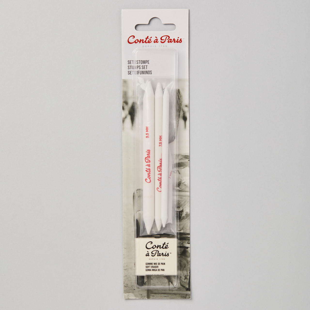Conte a Paris Paper Blending Stumps and Eraser Accessories Set of 5 ...