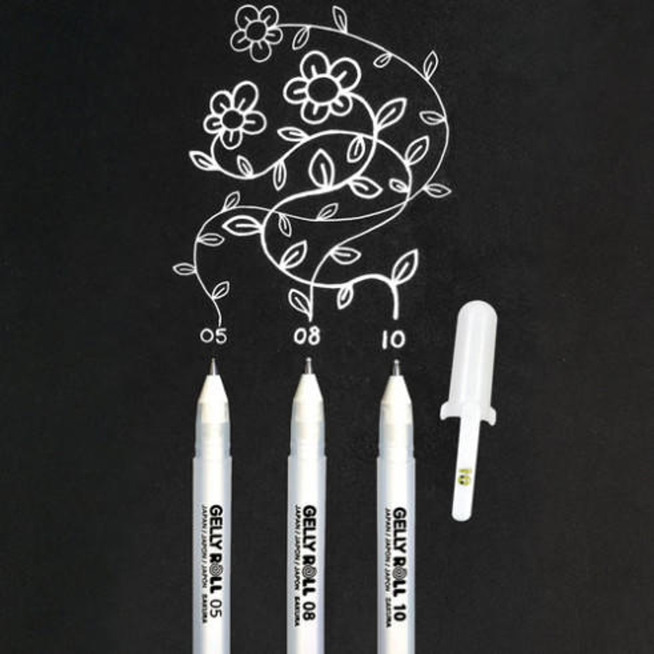White gel pen for drawing store