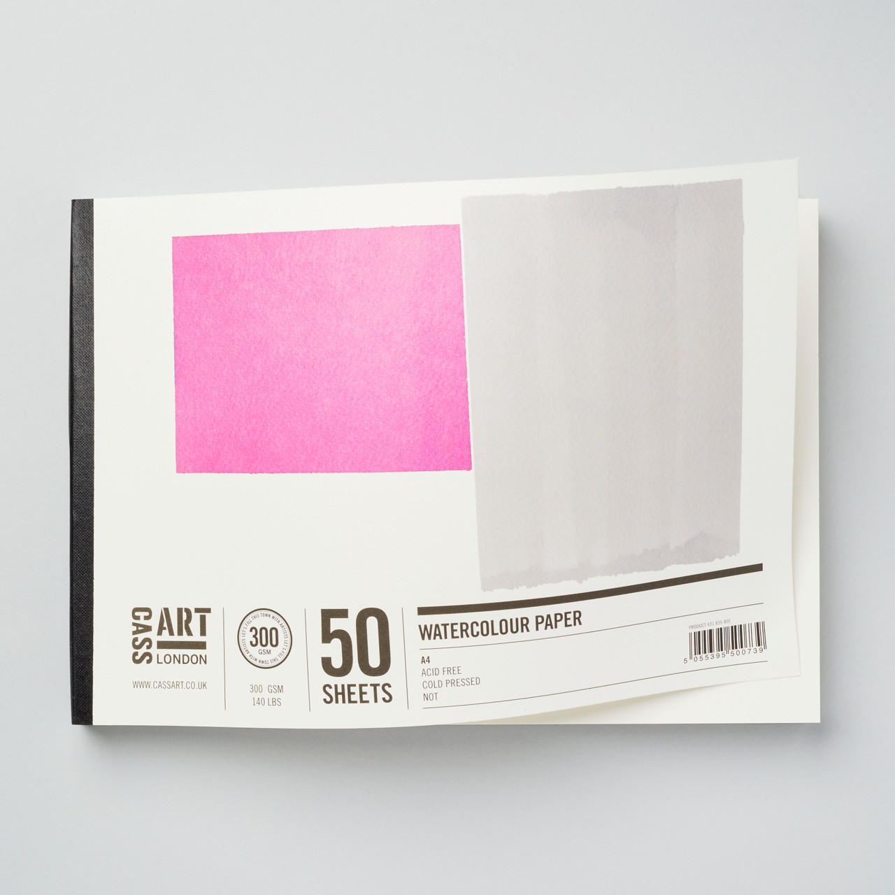 Cass Art Jumbo Watercolour Pad 300gsm Cold Pressed (NOT) 50 Sheets A4 ...