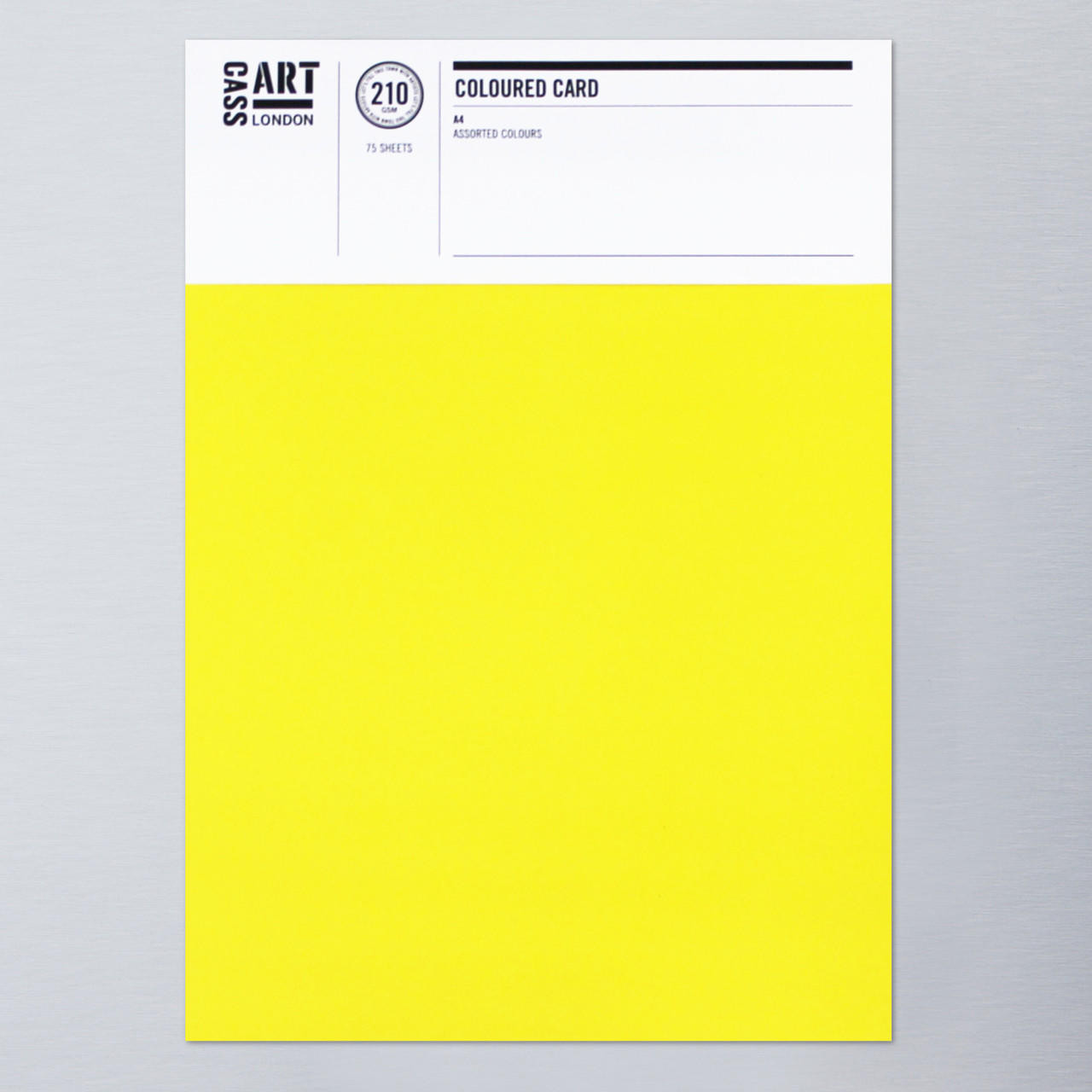 Cass Art Assorted Coloured Card A4 Pack of 75 | Cass Art