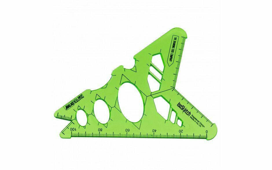 IsoSketch 3D Drawing and Drafting Tool Template | Cass Art