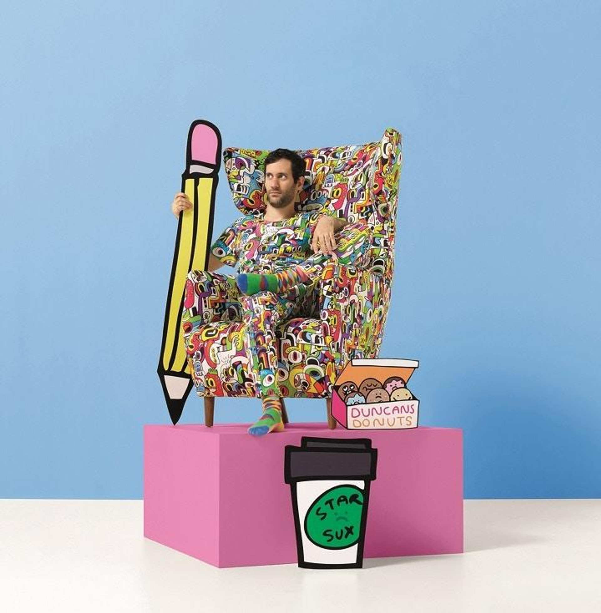 Interview with Artist & Designer Jon Burgerman: Doodles, Scrawls ...