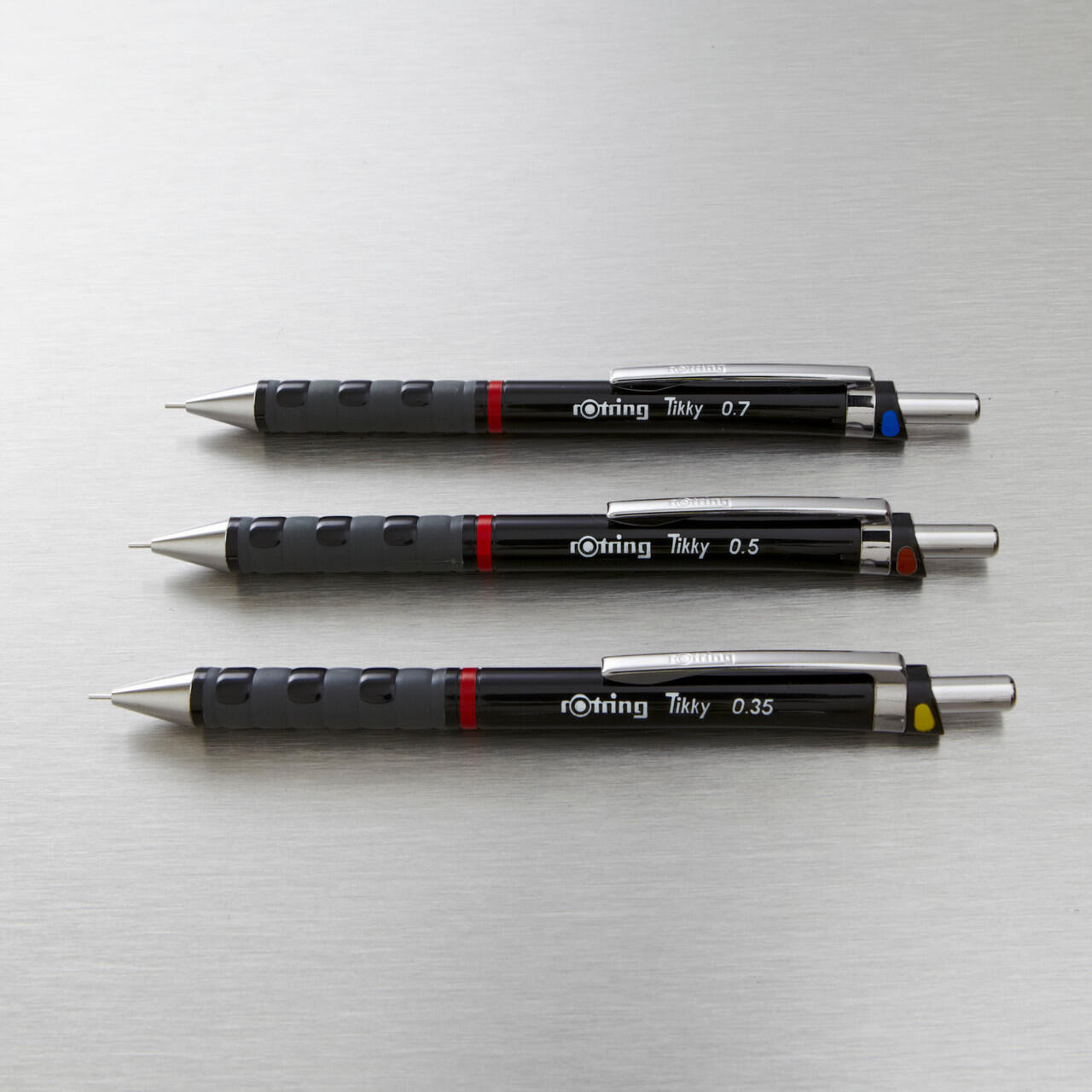 Rotring Tikky Pencil Wallet Set of 3 Black | Cass Art