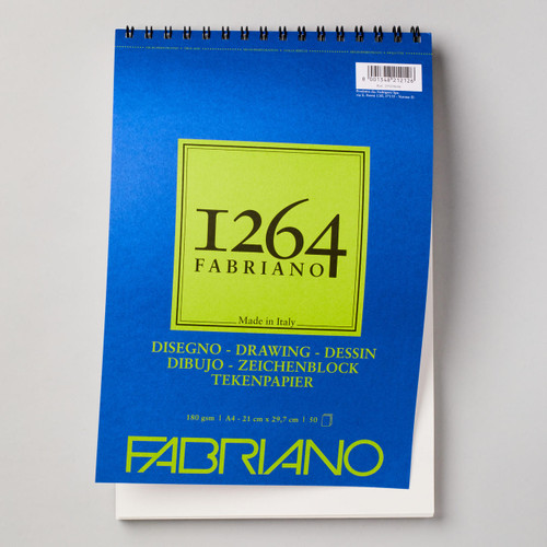 Fabriano 1264 Spiral Bound Drawing Pad 50 Sheets 180gsm A4 | Cass Art